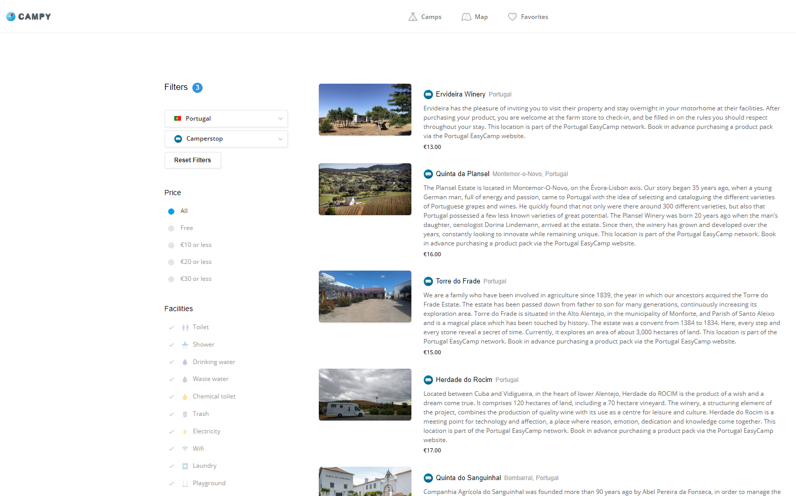 | PORTUGAL EASYCAMP